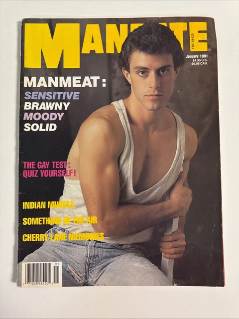 MANDATE MAGAZINE JANUARY 1991-like Playgirl Gay Interest $24.95 - PicClick
