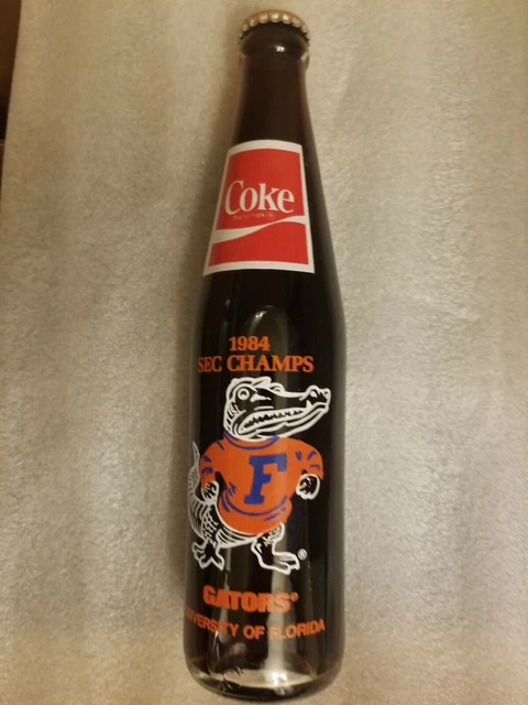 10 OZ BOUTEILLE De Soda Commémorative Coca Cola Acl-1984 Floride Gators ...