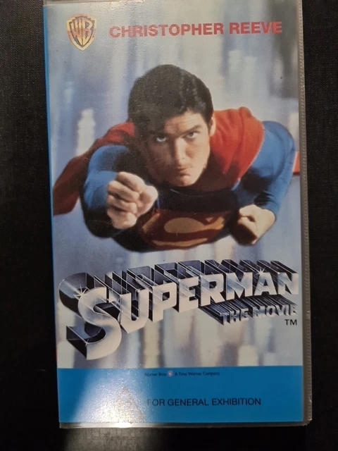SUPERMAN THE MOVIE VHS Movie Video Cassette Tape $24.00 - PicClick AU