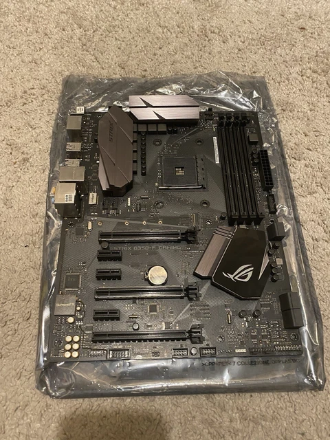 ASUS ROG STRIX B350-F GAMING Motherboard AMD B350 Socket AM4 DDR4 ATX M ...