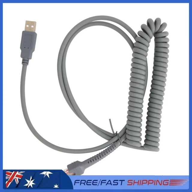 USB BARCODE SCANNER Cable ABS 3M for LS2208 LS1203 LS4208 LS4278 DS6707 ...