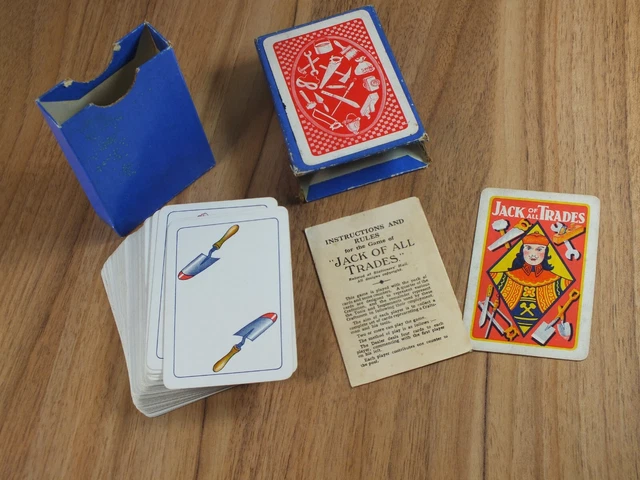 1930S CARD GAME - Jack Of All Trades - Complete with Rules £18.95 ...