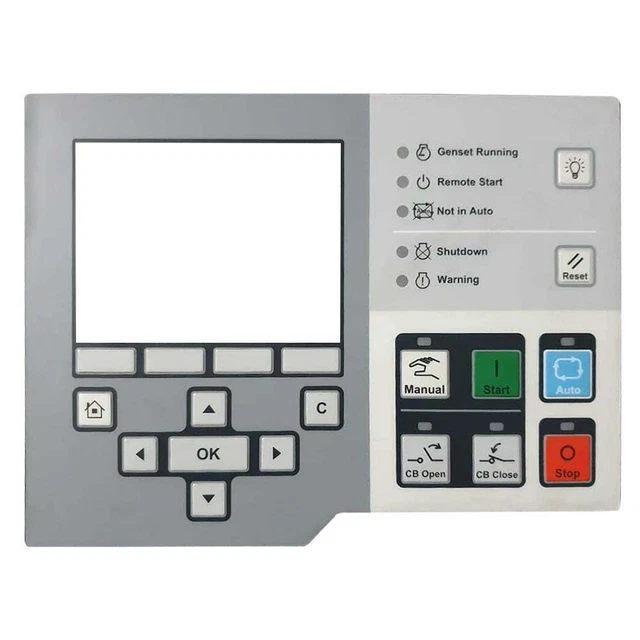 MEMBRANE KEYPAD FOR Cummins HMI320 HMI211 Generator Control Panel ...