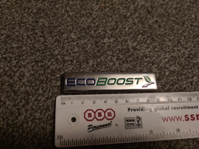 GENUINE FORD ECOBOOST BADGE LOGO Ka Fiesta Focus Mondeo Galaxy B-Max C ...