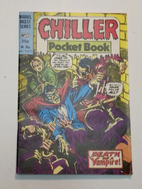 CHILLER #22 MARVEL Digest Series Dracula British Comic Pocket Book EUR ...
