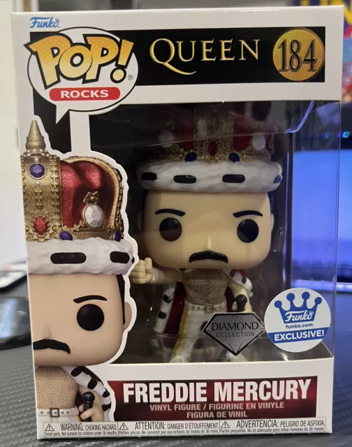FUNKO POP! FREDDIE MERCURY #184 Funko Shop Exclusive! QUEEN Diamond ... FUNKO POP! FREDDIE MERCURY #184 Funko Shop Exclusive! QUEEN Diamond ...