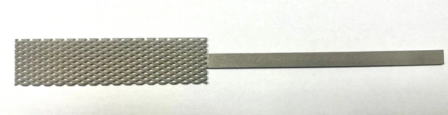 PLATINIZED TITANIUM ANODE Upright Mesh Grid, 1"" X 4"" Rhodium Plated ...