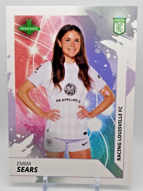 EMMA SEARS 2024 Parkside NWSL Box Topper Rookie Racing Louisville FC ...
