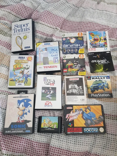 SEGA MASTER SYSTEM, megadrive Bundle sonic asterix, snes, ps1 Atari PAL ...