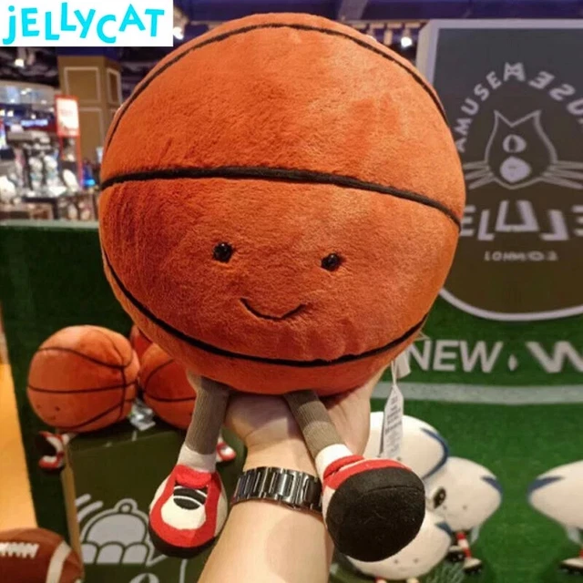 JELLYCAT AMUSEABLES SPORTS 25CM Basketball Doll Toy BNWT With Tags ...