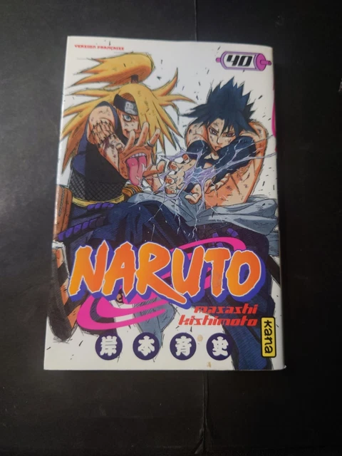 MANGA NARUTO TOME 40 Shonen Masashi Kishimoto Nekketsu kana Shûeisha ...
