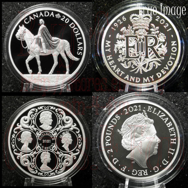 2021 ROYAL CELEBRATION HM Queen Elizabeth II's 95th Birthday Silver Two ...