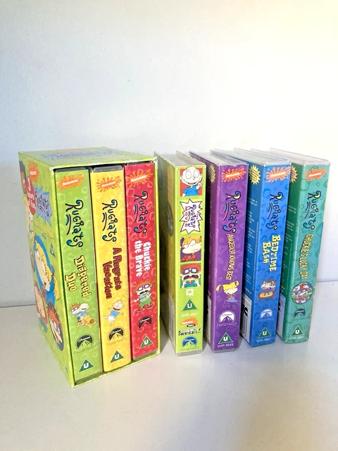 RUGRATS VHS BUNDLE x7 includes movie plus rare box set with original ...