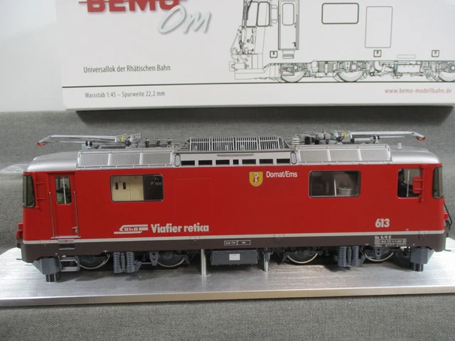 BEMO 9258 153 (Spur 0m) Elektrolok Ge 4/4 II 613 RhB Digital DCC ...
