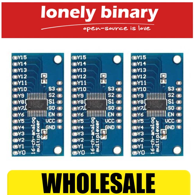 16 CHANNEL ANALOG Digital MUX Breakout CMOS CD74HC4067 for Arduino UNO R3 ESP32 $34.99 - PicClick AU