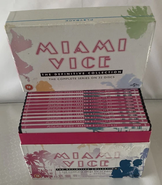 MIAMI VICE THE Definitive Collection The Complete Series DVD Boxset ...