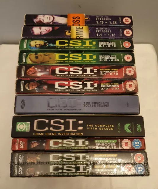 CSI: CRIME SCENE Investigation Box Sets Series 1 - 7 Read EUR 52,29 ...