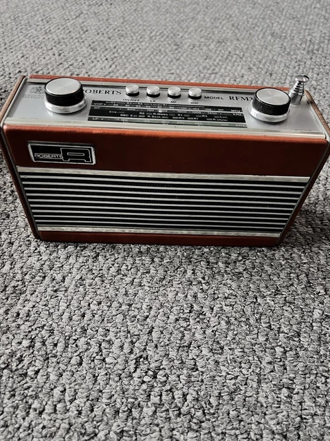 VINTAGE ROBERTS RADIO RFM3 Retro Portable Wood Spares Or Repair £27.99 ...