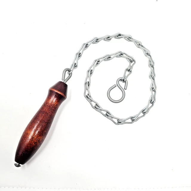 HIGH LEVEL TOILET Cistern Pull Chain Handle Victorian Style 24" / 60cm ...