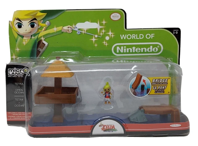 WORLD OF NINTENDO Micro Land Play Set Tetra + Open Ocean Legend Of ...