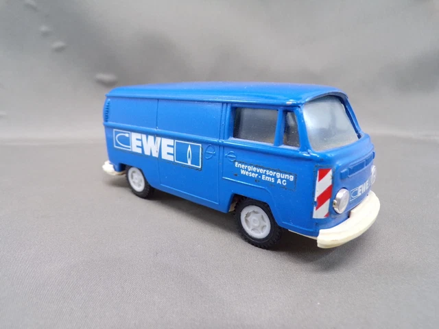 GAMMA MINI VW Bus T2 EWE furgone blu 1:42 Bully modello raro EUR 30,00 - PicClick IT