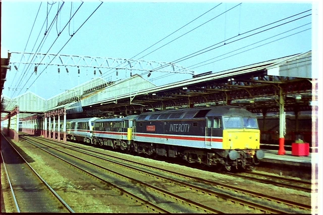 35MM RAILWAY COLOUR Negative Class 47 817 at Crewe £1.95 - PicClick UK