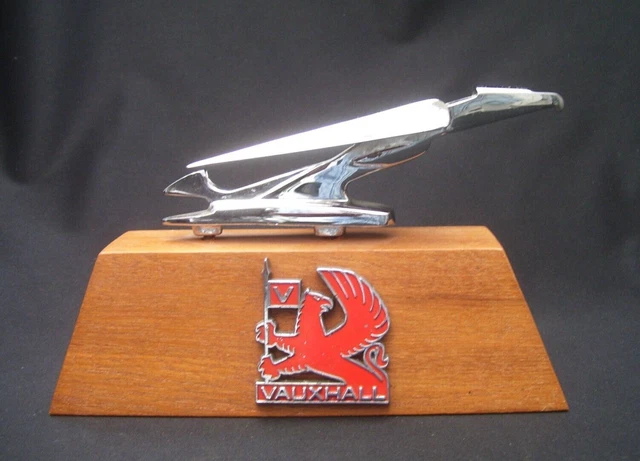 CLASSIC VAUXHALL WYVERN SPEEDBIRD CAR BONNET CAP MASCOT~DESK HOOD ...