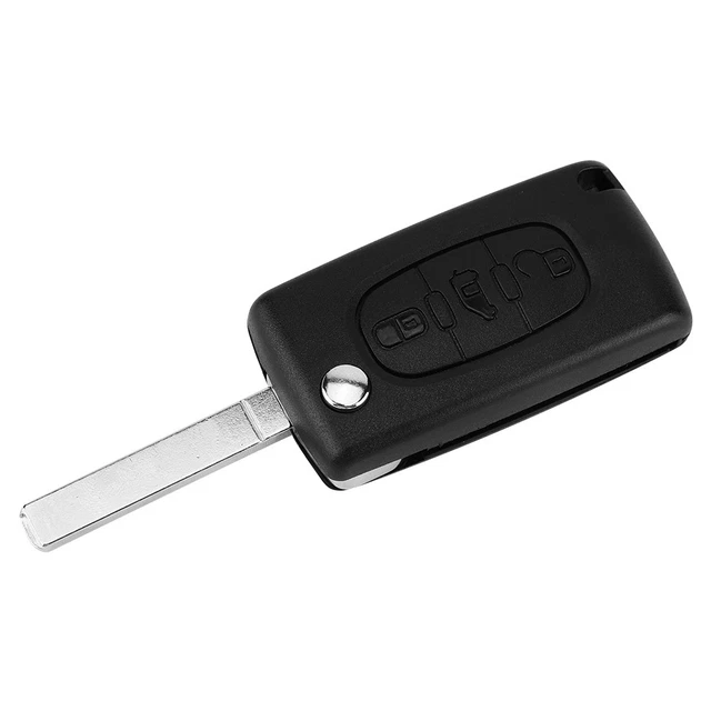 KEY CASE SMALL 3 Button Black Key Fob CNC Carving Convenient To Carry ...
