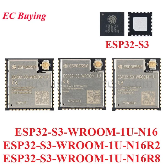 ESP32-S3-WROOM DUAL-CORE WIFI Bluetooth Module BLE 5.0 - 16MB/2MB $13. ... ESP32-S3-WROOM DUAL-CORE WIFI Bluetooth Module BLE 5.0 - 16MB/2MB $13. ...