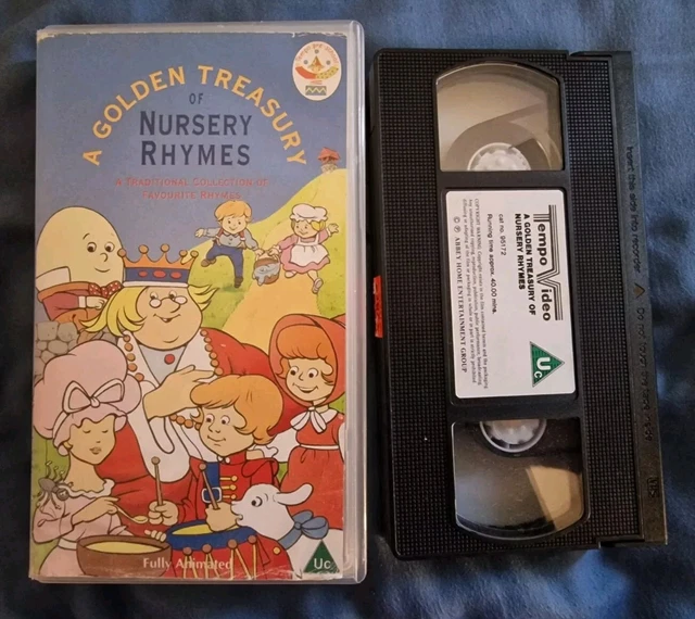 A GOLDEN TREASURY Of Nursery Rhymes VHS Pal Video £24.99 - PicClick UK