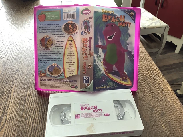 BARNEYS BEACH PARTY Used VHS 2002 Kids Fun Signing Free USA Shipping ...