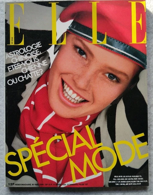 MAGAZINE ELLE SPÉCIALE Mode Mar.1985 Jodi Mallison By Francis ...