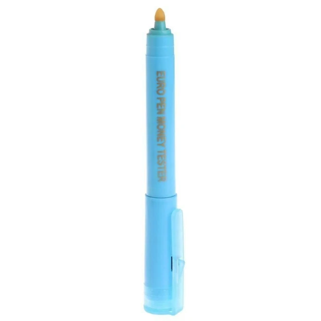 LIGHT BANKNOTES PEN Detector Tester Counterfeit Fake Forged Money Bank ...