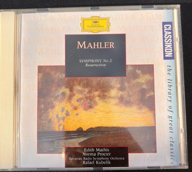 GUSTAV MAHLER: SYMPHONY No.2 Resurrection Norma Procter Edith Mathis Kuberlik £3.49 - PicClick UK
