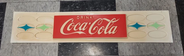 VINTAGE DRINK COCA Cola Vending Machine Panel Sign Display. See Pics. £ ...