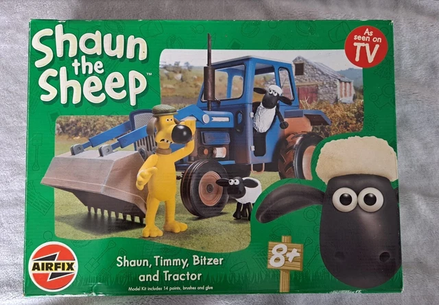 AIRFIX SHAUN THE Sheep Timmy Bitzer & Tractor model kit - Sealed ...