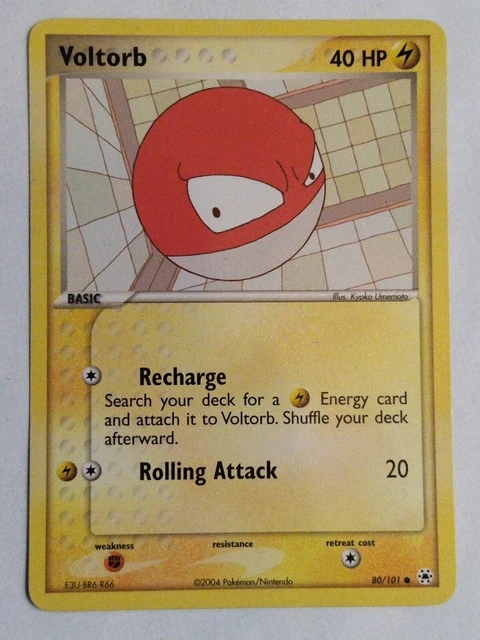 POKÉMON TCG VOLTORB EX Hidden Legends 80/101 Regular Common $2.98 ...