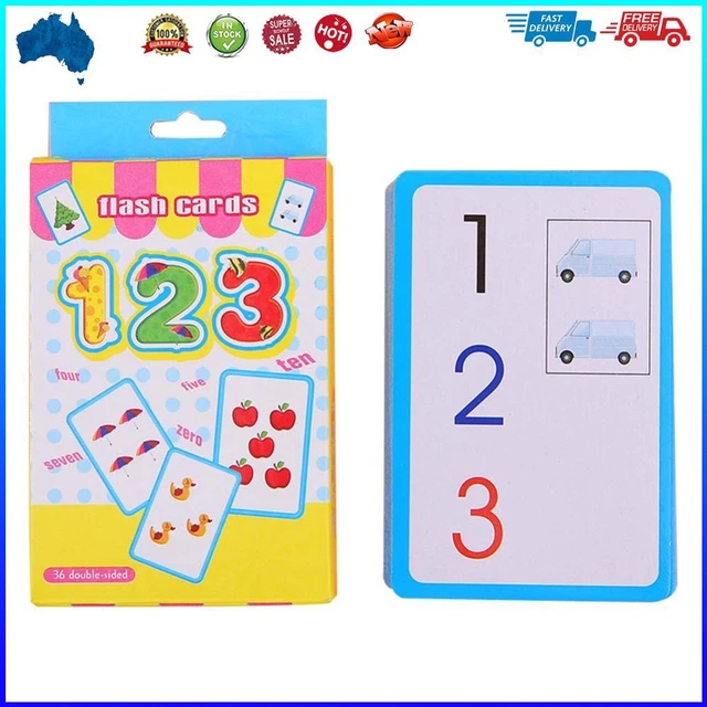 ABC ENGLISH ALPHABET Card 123 Writing Card Children Educational Toys ...