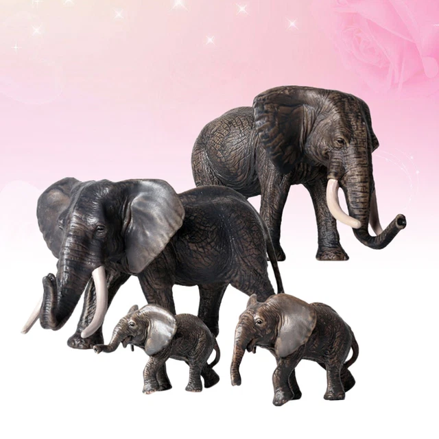 WILD ANIMALS MODEL Elephant Display Model African Elephant Family £20. ...