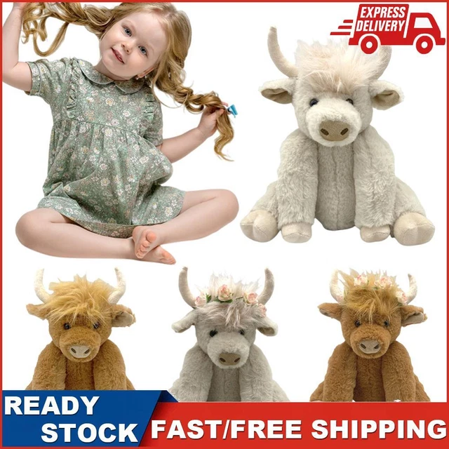 25CM SCOTTISH PLUSH Toy Makes Sounds Joints Can Move Plushie Gift for ...