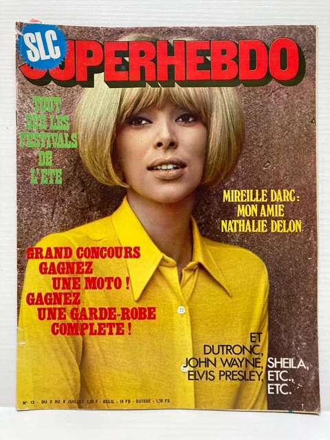 MIREILLE DARC JACQUES Dutronc Mireille Mathieu Alain Delon Elvis ...
