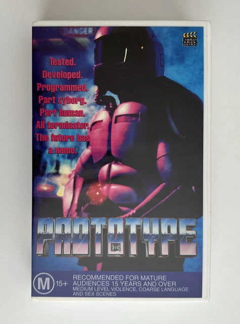 PROTOTYPE [VHS] VIDEO Box Office 1992 Big Box Ex-Rental Tape Action Sci ...