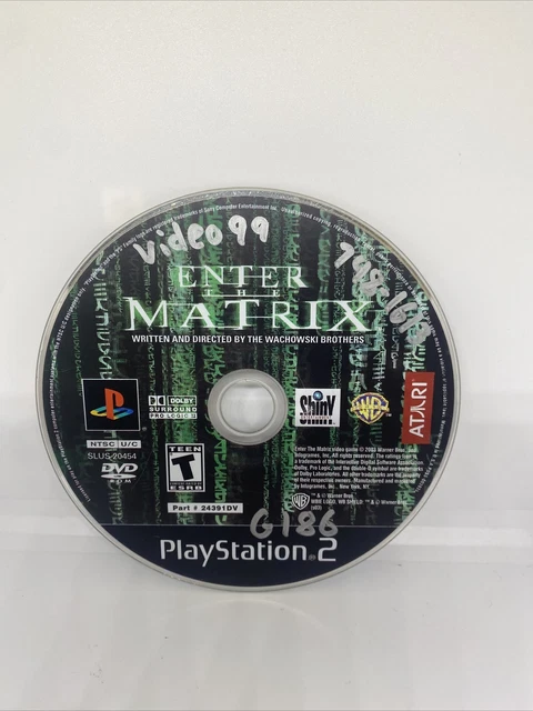 ENTER THE MATRIX disc only edition Japan Playstation 2 PS2 Very Good ...