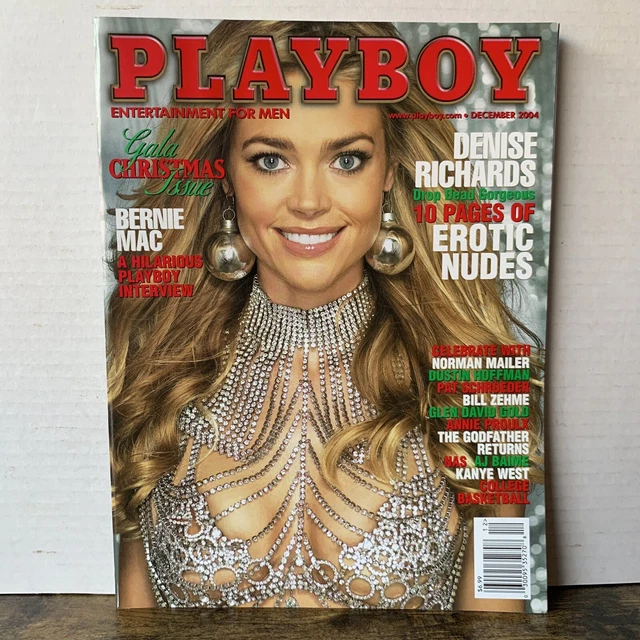 Playboy Magazine December 2004 Denise Richards With Centerfold 0314