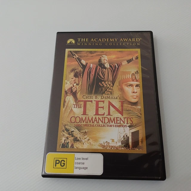 THE TEN COMMANDMENTS (DVD, 1956) Region 4 $11.95 - PicClick AU