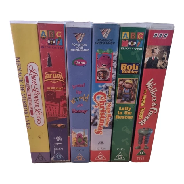 CLASSIC CHILDREN'S KIDS VHS X 6 - AUS PAL - Bundle Lot Video Cassette ...