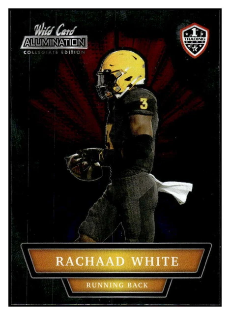 RACHAAD WHITE RC 2021 Wild Card Alumination NIL ROOKIE #68 Bouccaneers ...