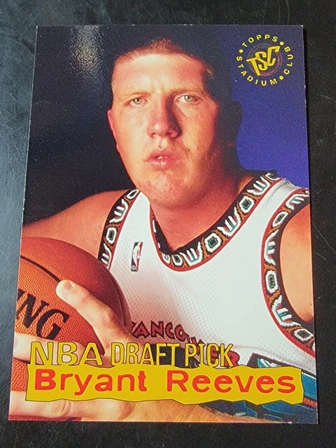 1995-96 TOPPS STADIUM Club Basketball #6 Bryant Reeves *ACHETER 2 ...