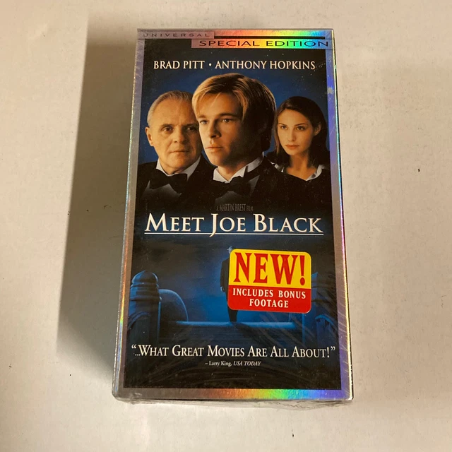 MEET JOE BLACK VHS 1999 Universal Brad Pitt Anthony Hopkins New Sealed ...