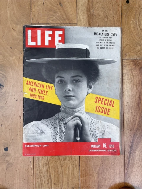 LIFE MAGAZINE JANUARY 2, 1950 LIFE Magazine January 2, 1950 Midcentury ...